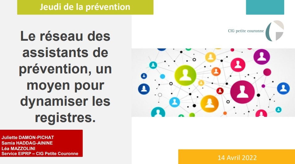 Le réseau des assistants de prévention, un moyen pour dynamiser les ...